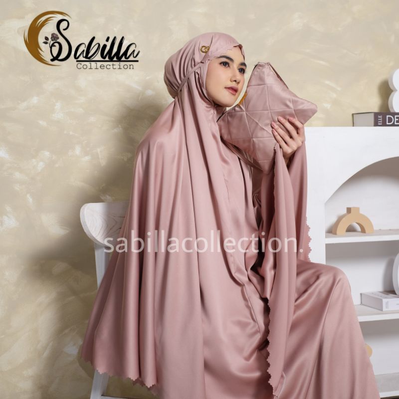 Jual SABILLA - Mukena Dewasa Treveling Daily Lasercut, free bros kepala ...