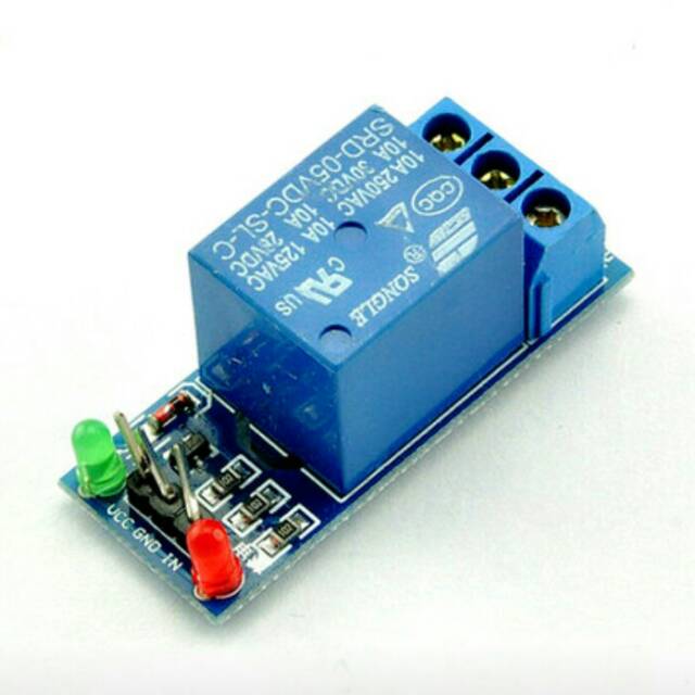 Jual Module Relay Arduino 1 Channel Input: 5 VDC Output: 10A 30 VDC 250 ...