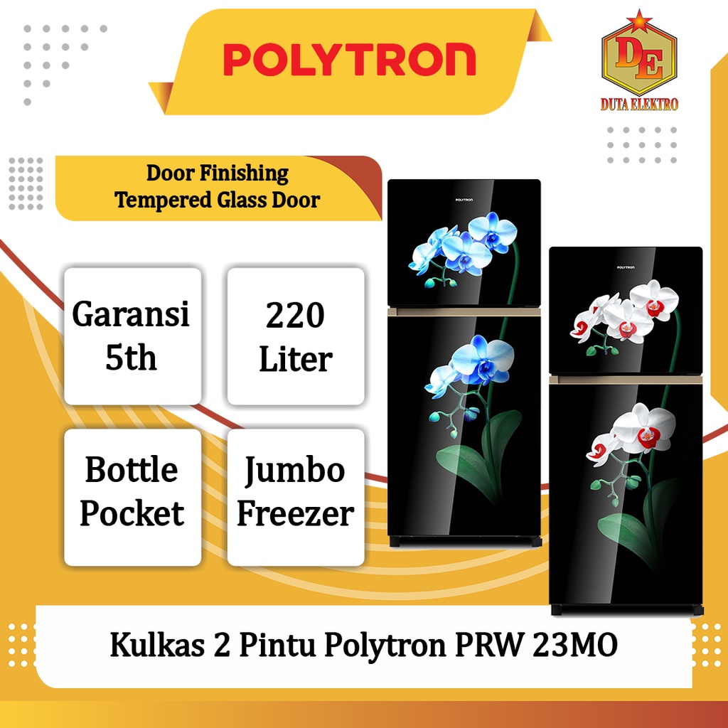 Jual Kulkas 2 Pintu Polytron PRW 23 MO | Shopee Indonesia