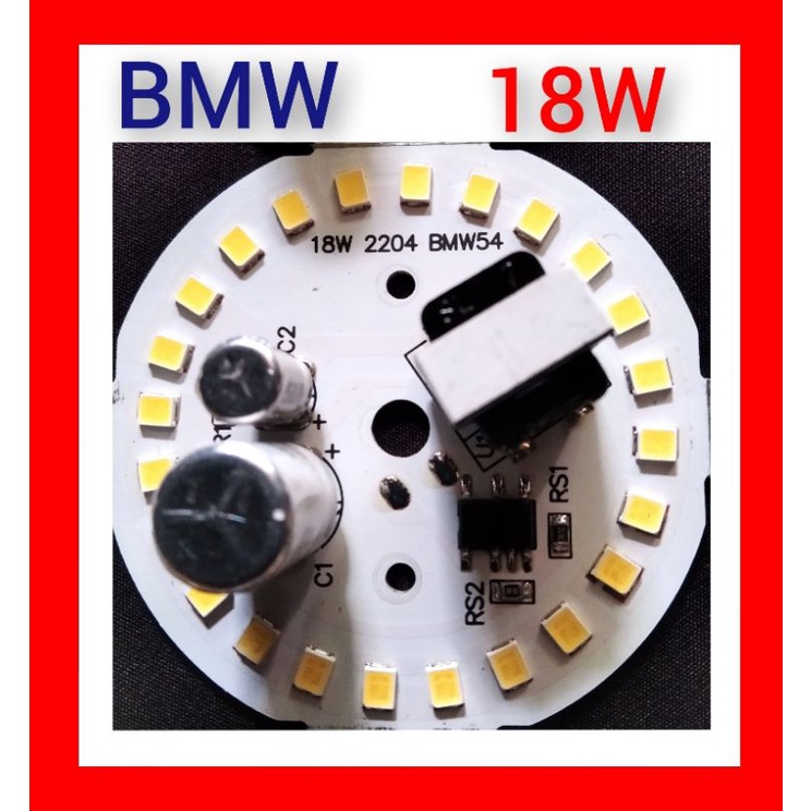Jual PCB LED AC BMW 18W D-54MM PUTIH | Shopee Indonesia