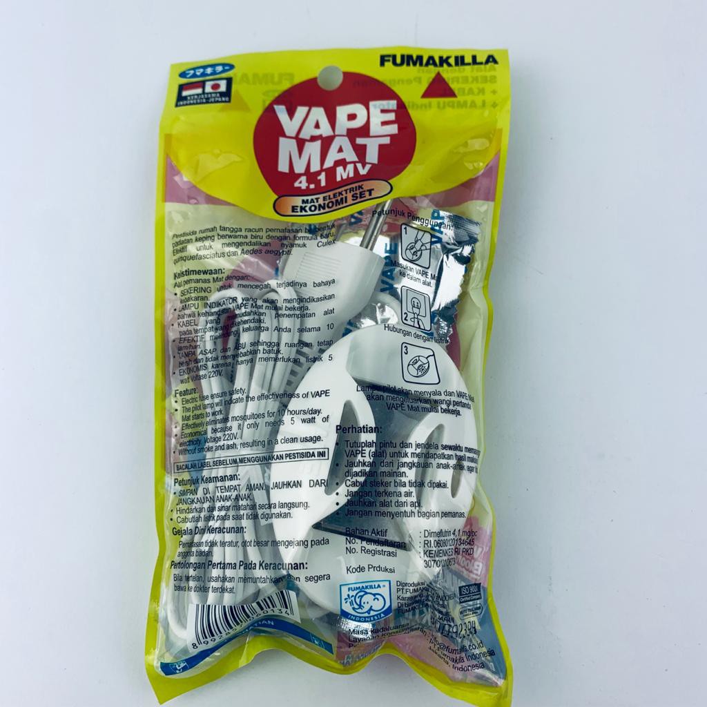 Jual Fumakilla / Vape mat / 4.1 MV / Mat elektrik ekonomi set ...