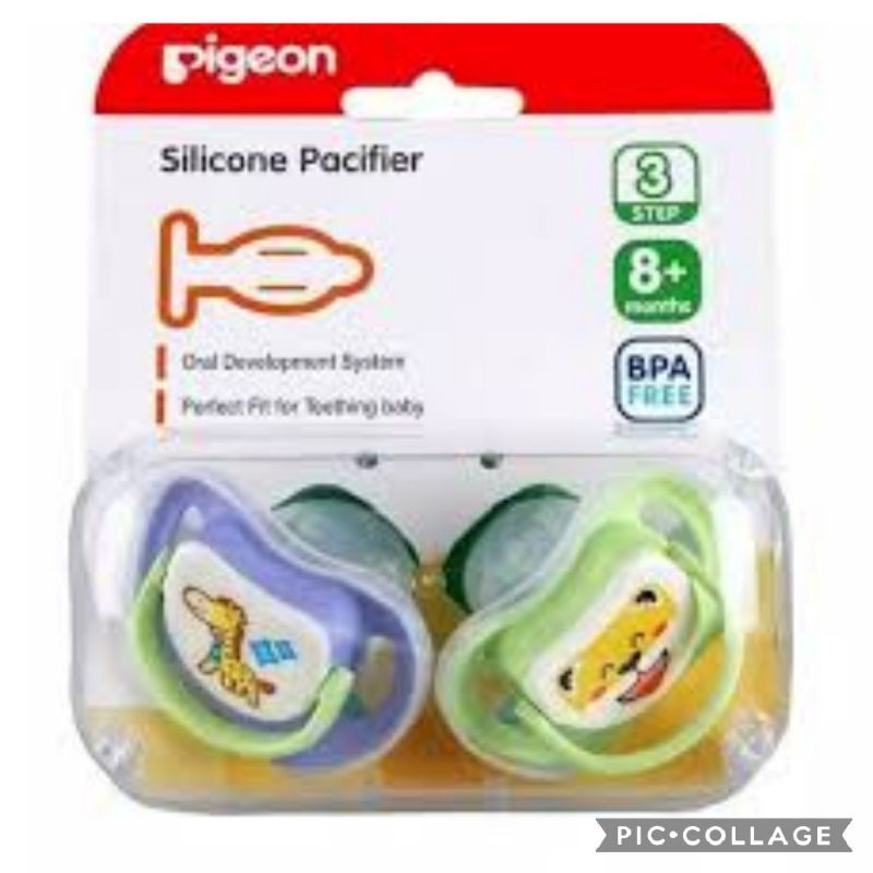 Jual Silicone Pacifier PIGEON Step 3 ( Isi 2 pcs) | Shopee Indonesia