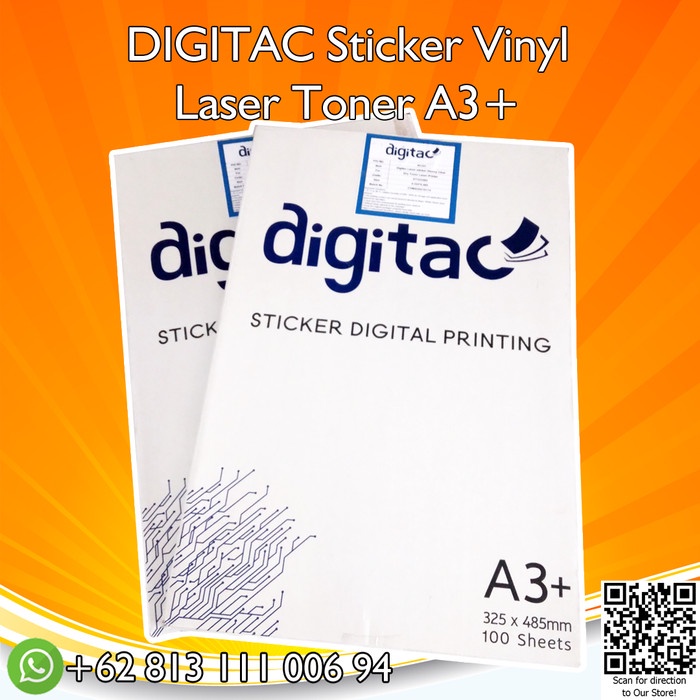 Jual lilisuwarnocollection - DIGITAC Sticker Vinyl Cetak Laser A3 ...