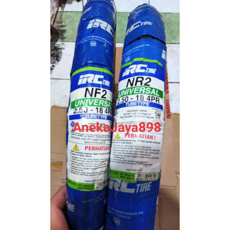 Jual Ban 250-18 IRC NR2 Petak tahu, NF2 Lurus | Shopee Indonesia