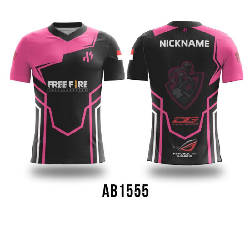 Jual Kaos Baju Jersey PUBG Freefire Mobile Legend CODM BTR RRQ EVOS ...