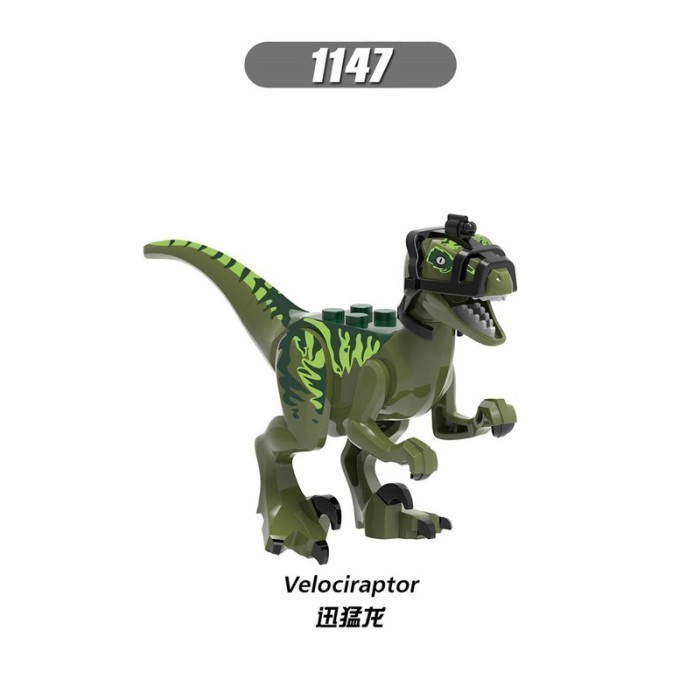 Jual Lego Dino Velociraptor Charlie Minifigure Dinosaurus Godzilla Trex ...