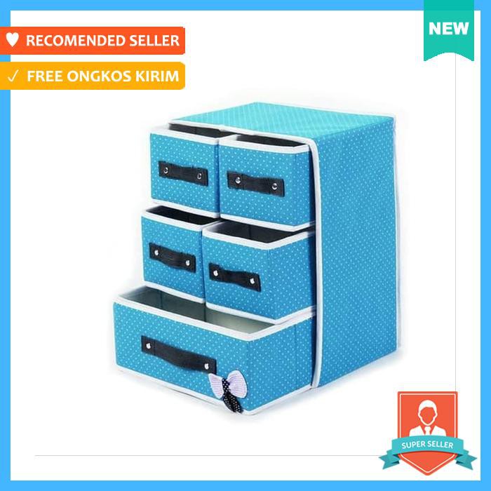 Jual Lst05 laci multifungsi / box organizer / 5 in 1 storage drawer ...