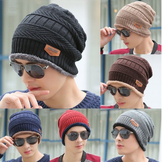 Jual Topi Kupluk Rajut Beanie Import Murah / Topi Winter Hangat / Topi ...