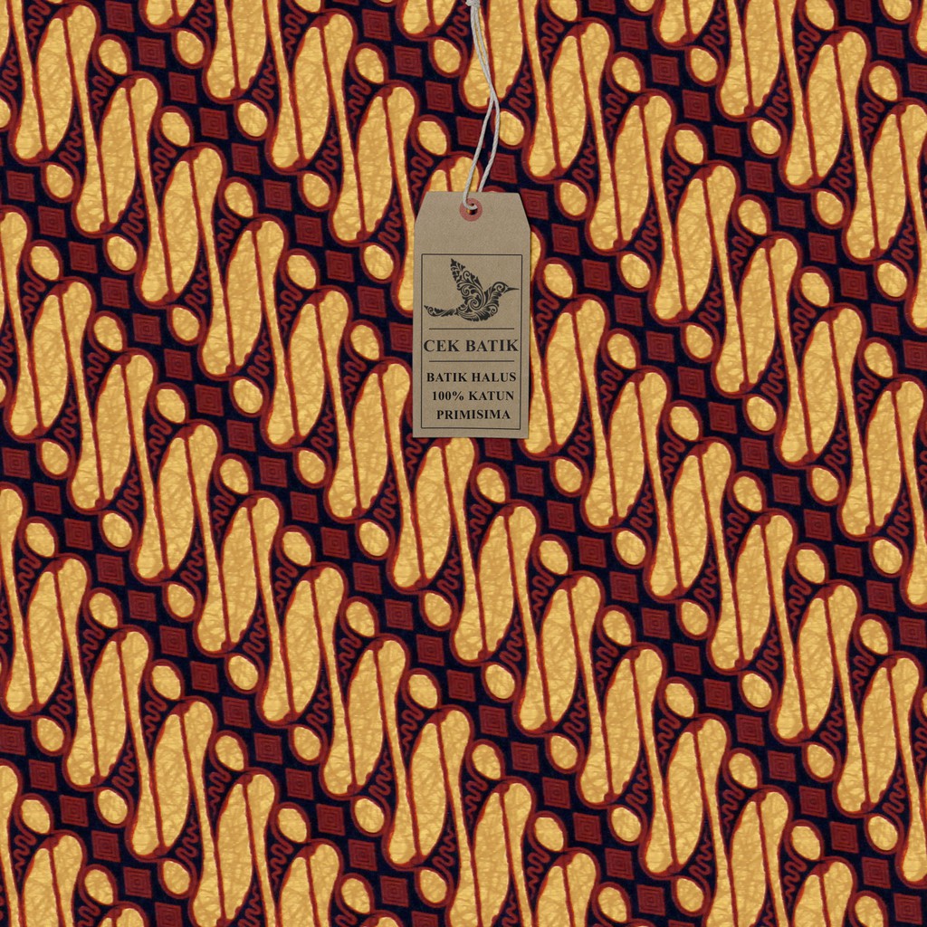 Jual Kain Batik - Motif Batik Sogan Classic Parang V2 | Shopee Indonesia