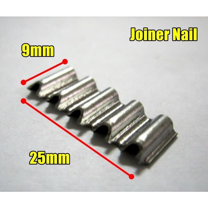 Jual paku cacing 9mm paku sambungan papan triplek frame joiner nail ...