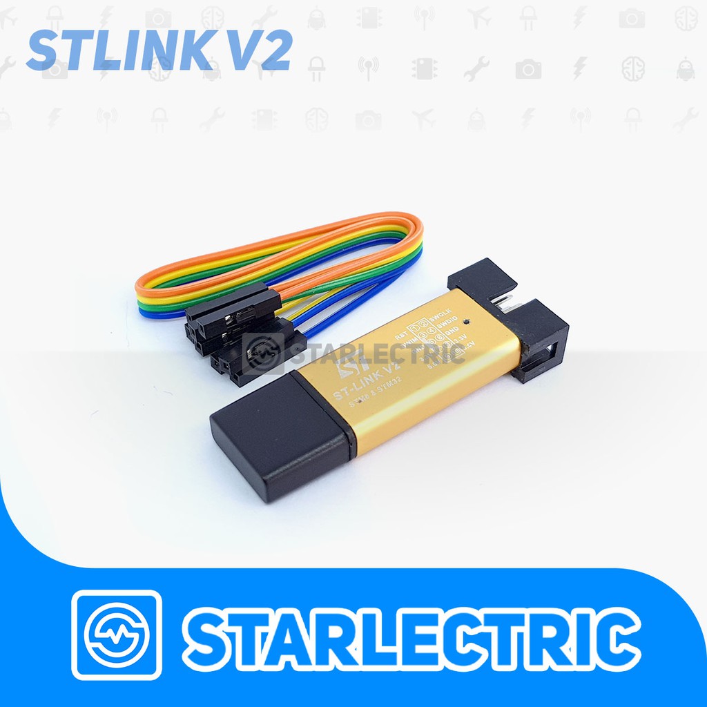 Jual St Link Stlink St Link V2 Mini Stm8 Stm32 Downloader Programmer Shopee Indonesia