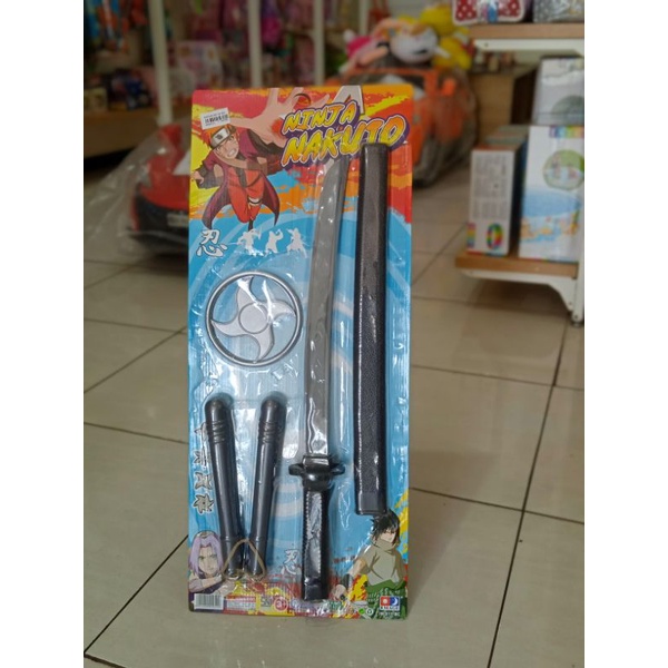 Jual Mainan pedang ninja nakuto, pedang ninja set | Shopee Indonesia