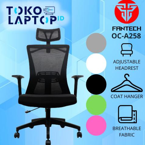 Jual Fantech OCA258 / OC-A258 Kursi Kantor Office Chair Lo | Shopee ...