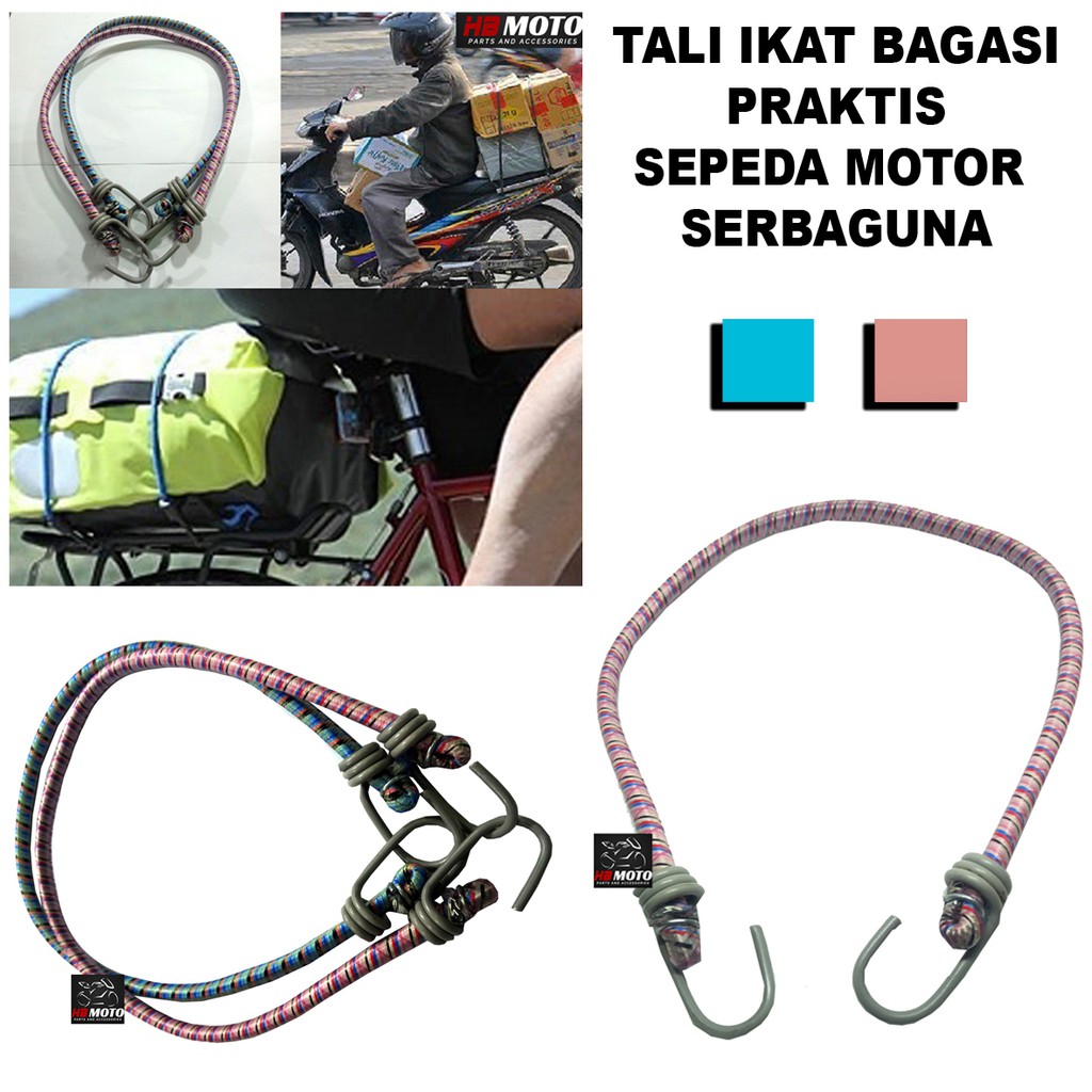 Jual Tali bagasi pengikat barang 60cm / Tali Pengikat Barang / Tali ...