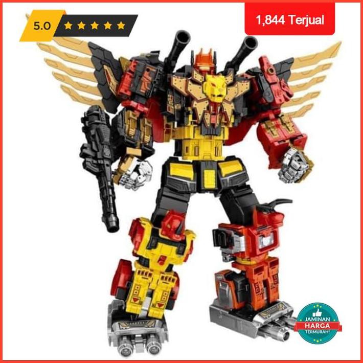Jual Action Figure Weijiang Sky Soarer Combination Set Aka Predaking ...