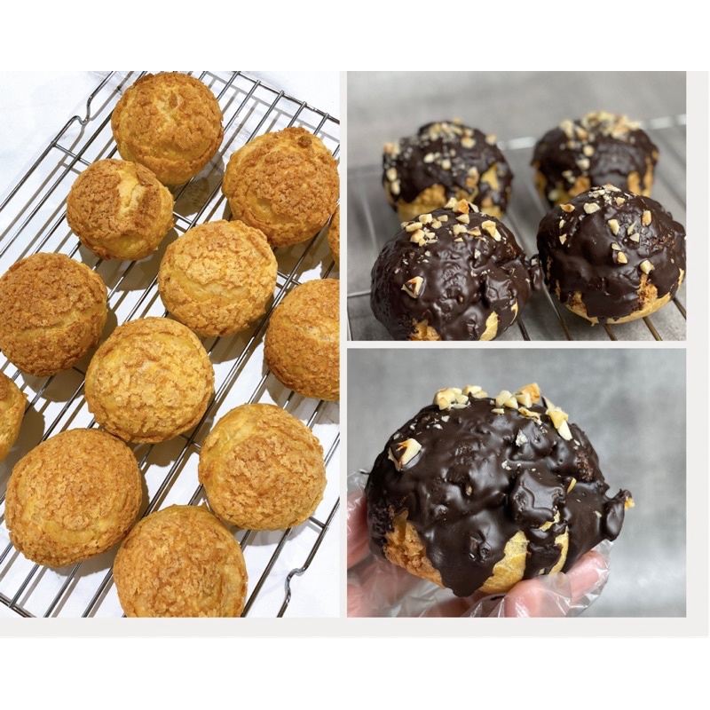 Jual Choux Au Craquelin / cream puff / kue soes | Shopee Indonesia