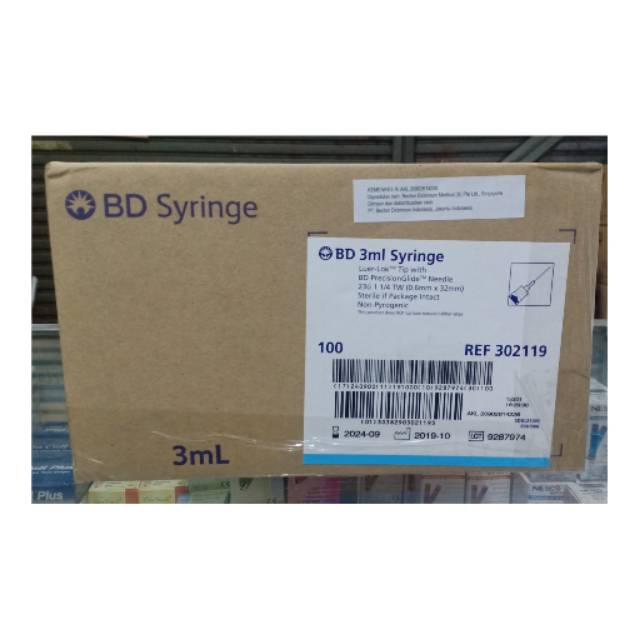 Jual Spuit 3cc BD Syringe Jarum Suntik BD | Shopee Indonesia