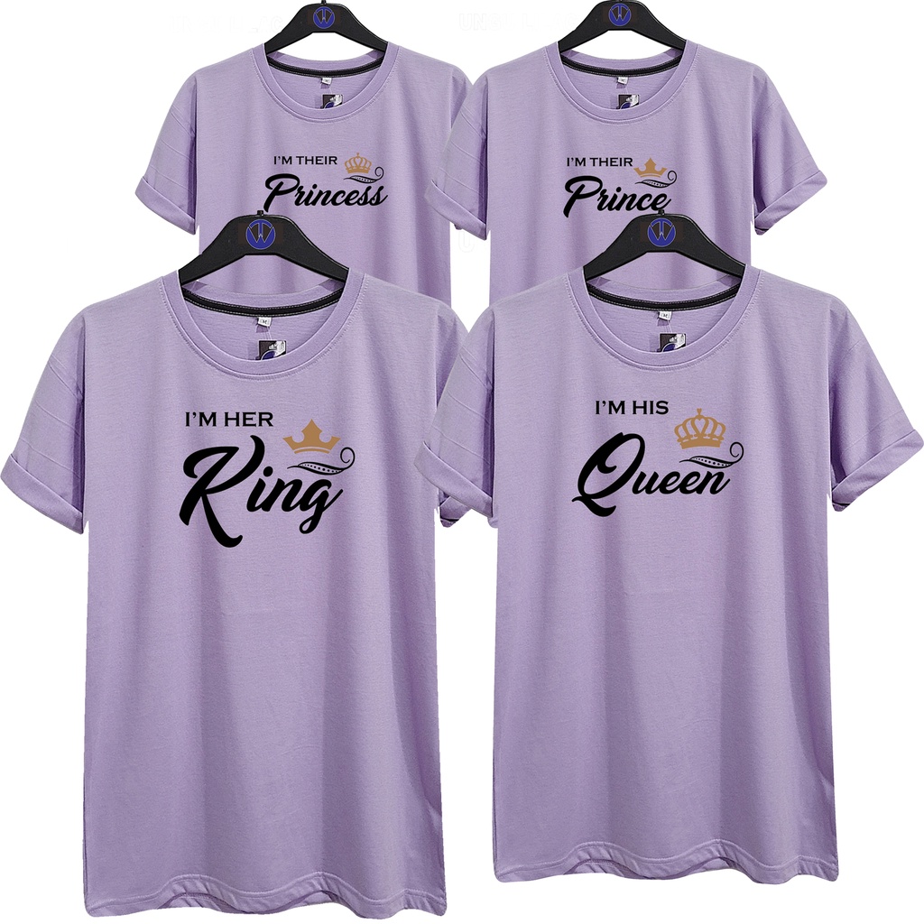 Jual FAMILY KQPP UNGU LILAC / KAOS KELUARGA KING QUEEN PRINCE PRINCESS ...