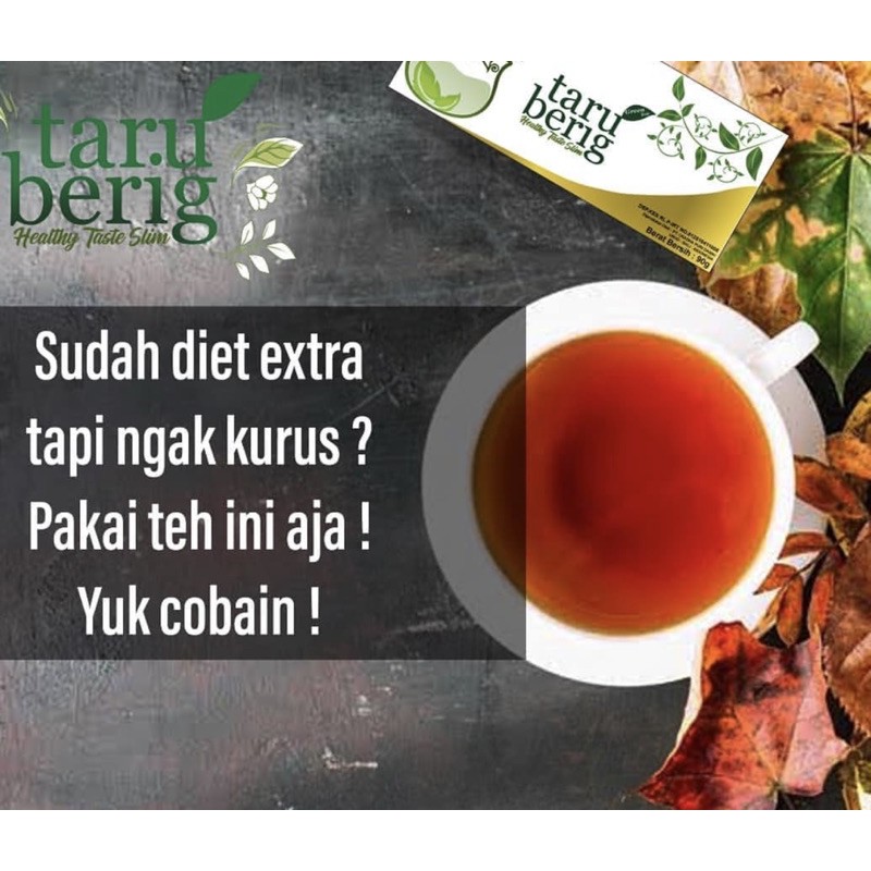 Jual [TERMURAH] TARU BERIG TEA. Teh Diet Alami | Shopee Indonesia