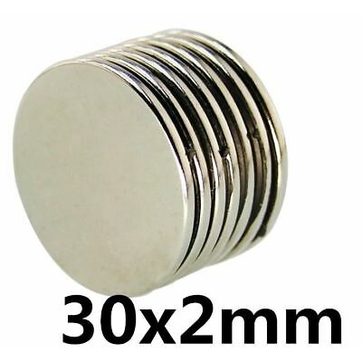 Jual Magnet Putih Neodymium Bulat Koin 30x2 mm 30x2mm 30mmx2mm 30mm ...