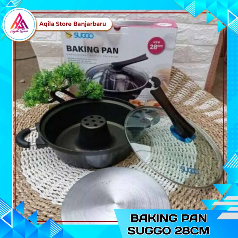 Jual Baking pan suggo 28cm new / loyang cetakan kue bolu teflon anti ...