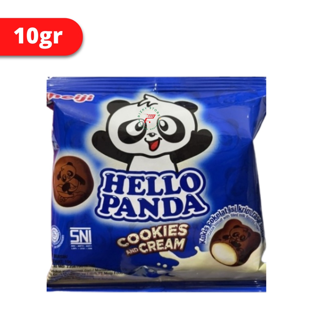 Jual Hello Panda Renceng Biskuit Isi Cream aneka rasa 8 gr x 10 pcs ...