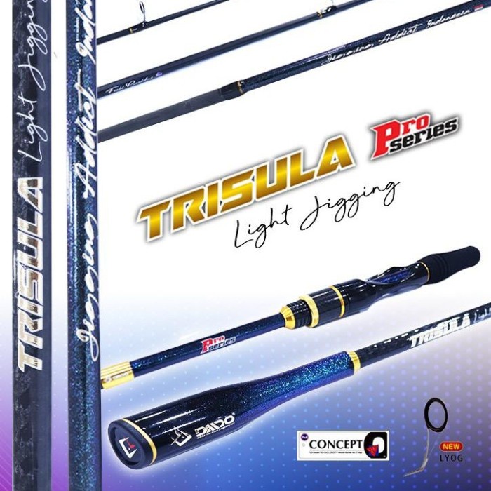 Jual JORAN DAIDO LIGHT JIGGING TRISULA PRO SERIES 180 PE 1-3 FUJI ...