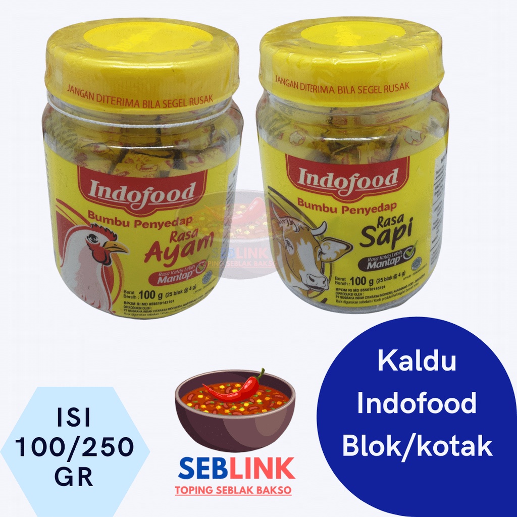 Jual Kaldu Indofood Blok Kotak Ayam Sapi | Shopee Indonesia