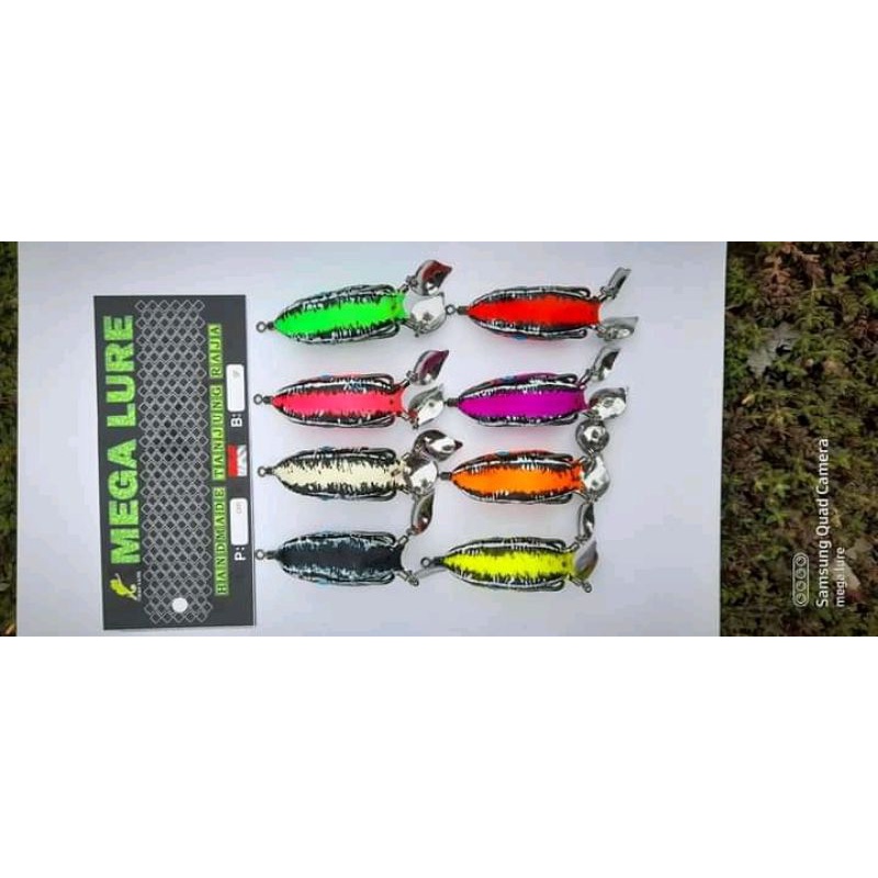 Jual 4.5 CM MEGA LURE SOFTFROG DOUBLE BLADE DOBEL BLADE || MURAH GRATIS ...