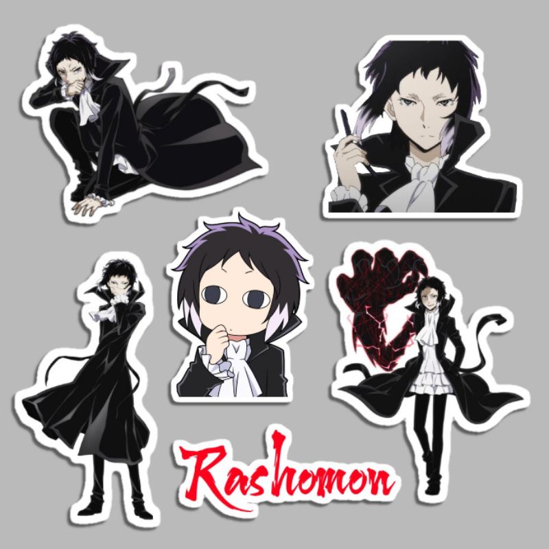 Jual Sticker Anime Bungo Stray Dogs Sticker dazai osamu Chuuya Atsushi ...