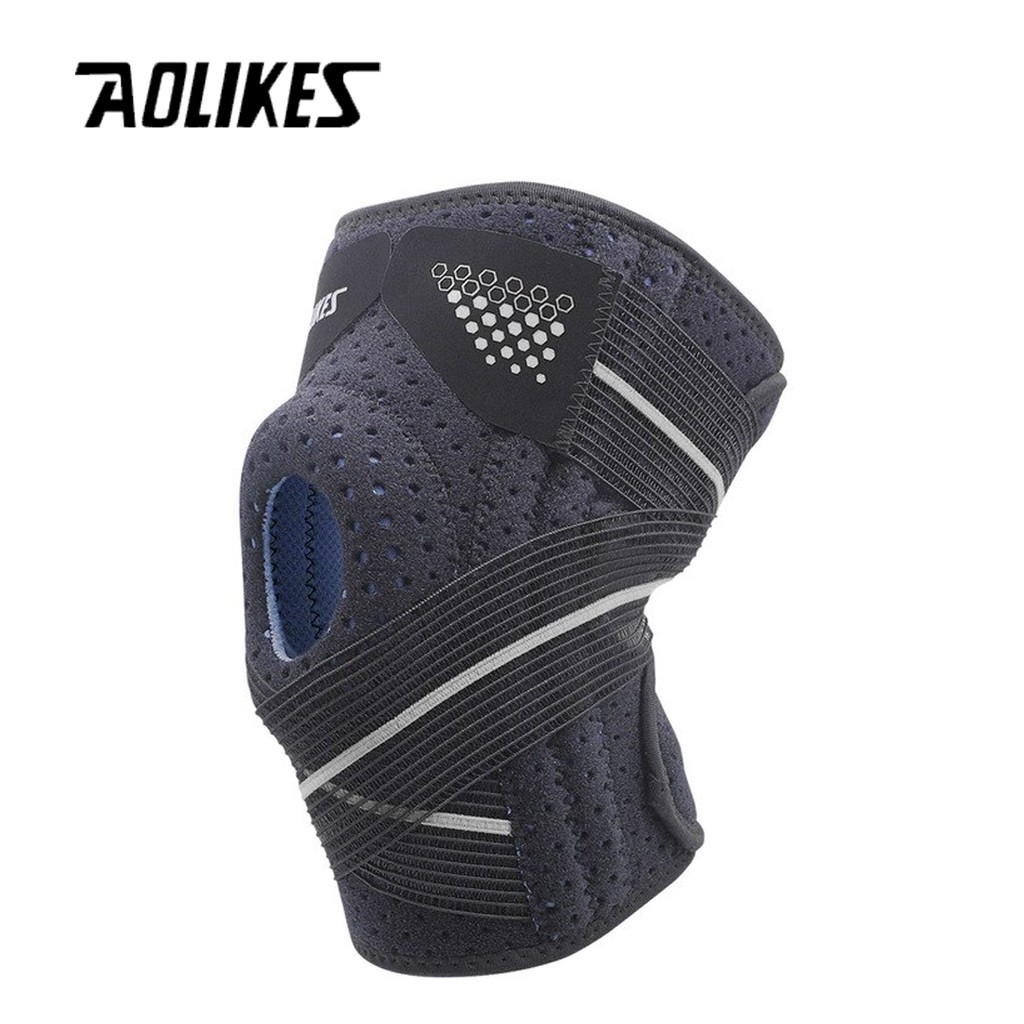 Jual Aolikes 7909 Knee Pad Brace Bandage - Pelindung lutut Deker Lari ...