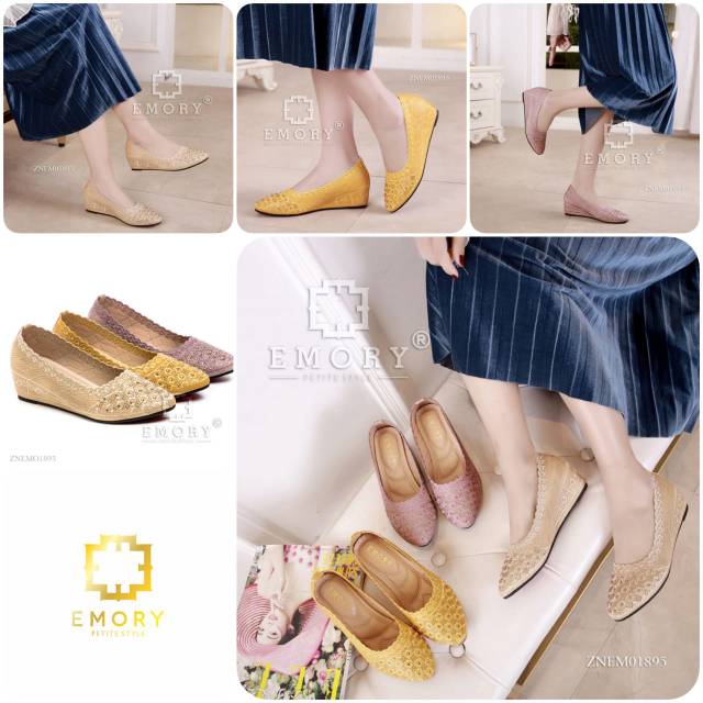Jual Sepatu Emory Marveya Znemo1895 original brand SEPATU WEDGES IMPORT ...
