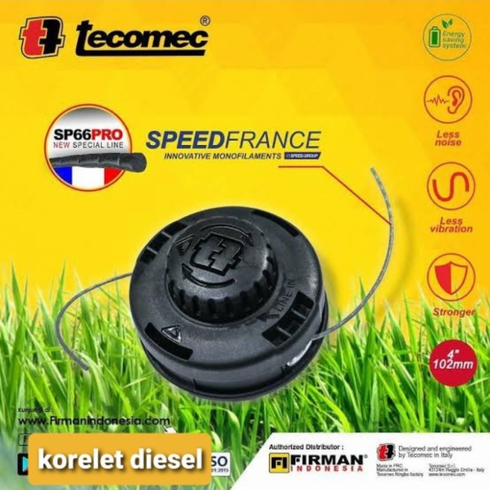 Jual dudkan senar mesin potong rumput tecomec / trimmer head | Shopee ...