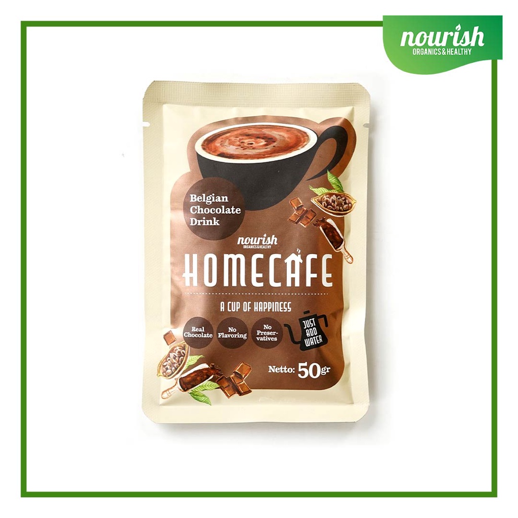 Jual Homecafe Belgian Chocolate Drink, Minuman Siap Seduh 50gr-Jkut ...