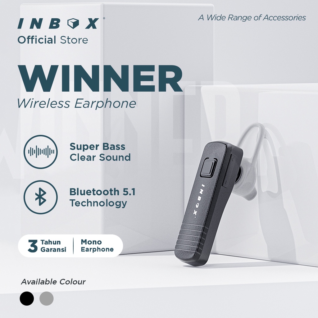 Jual Earphone Bluetooth | Bluetooth Headset |Wireless Earphone Inbox ...