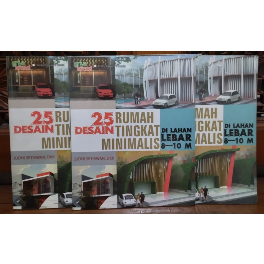 Jual Buku 25 Desain Rumah Tingkat Minimalis di Lahan Lebar 8-10 meter, bangun rumah | Shopee ...