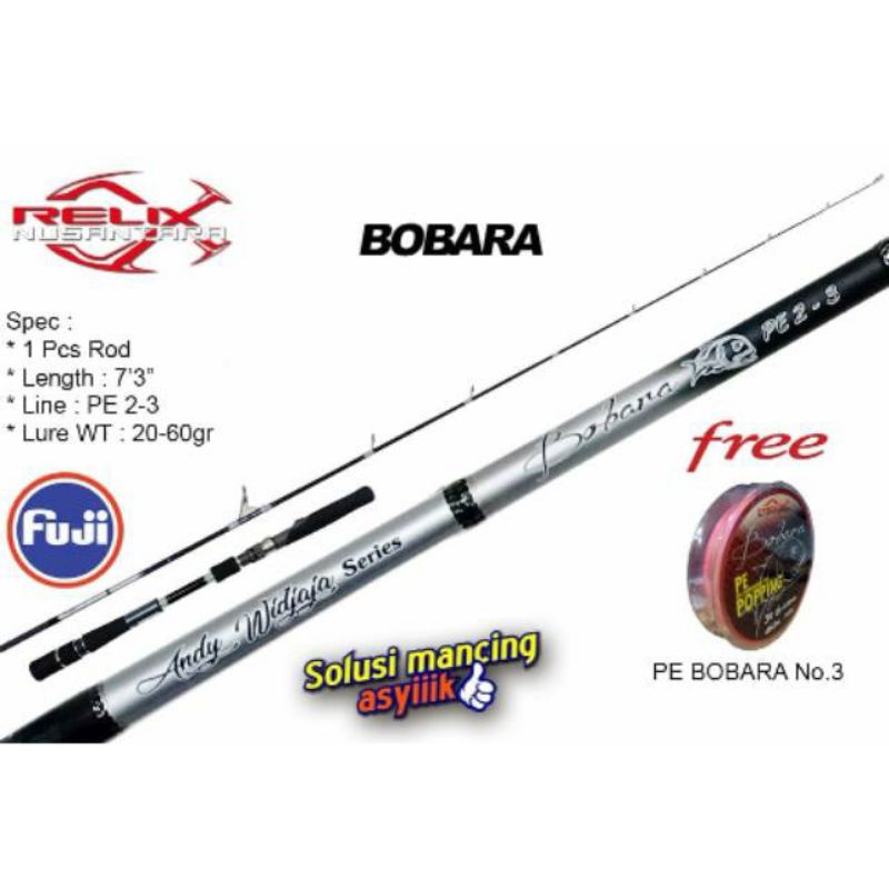 Jual ROD POPPING RELIX NUSANTARA BOBARA PE 2-3 NEW | Shopee Indonesia