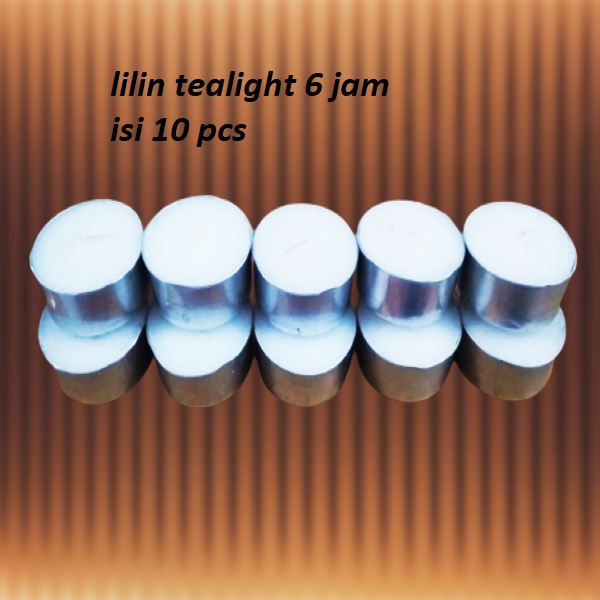 Jual Lilin Tealight Lilin Dekorasi 6 Jam Isi 10 Pcs | Shopee Indonesia