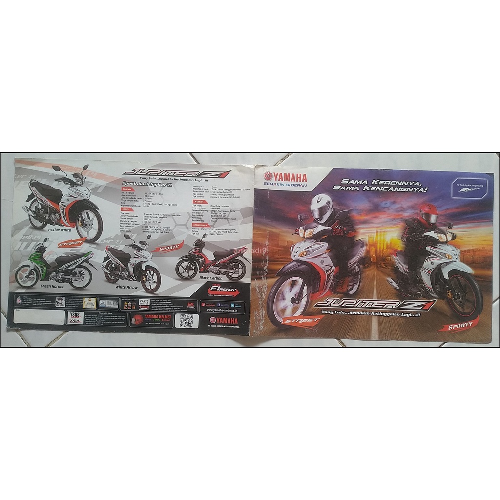 Jual BROSUR SEPEDA MOTOR YAMAHA JUPITER Z1 1 | Shopee Indonesia