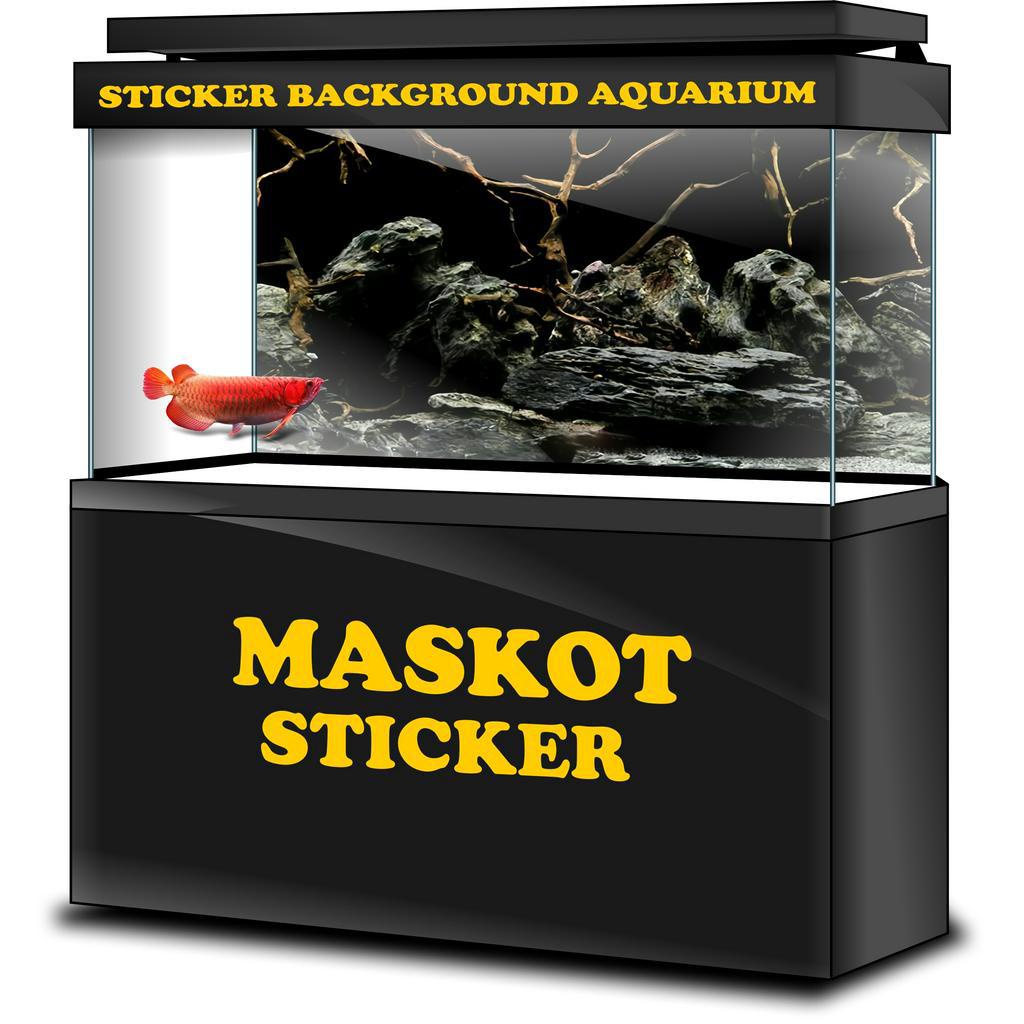 Jual STICKER AQUARIUM, STIKER AKUARIUM, AQUASCAPE, STIKER KACA AQUARIUM ...