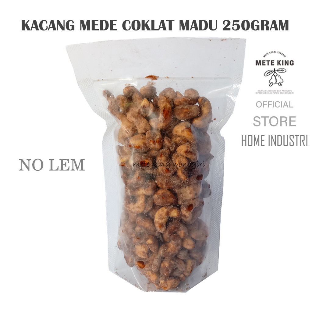 Jual Kacang mede super premium 200 gram roasted oven tanpa minyak pedas ...