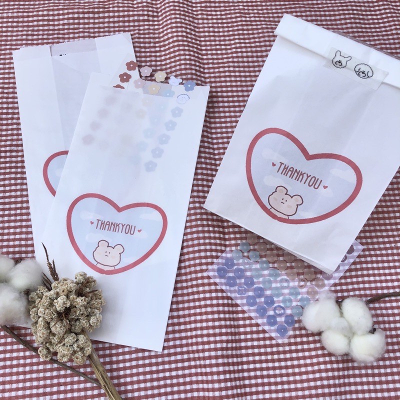 Jual Amplop Putih Motif Love thankyou ORDER 25PCS | Packaging amplop ...