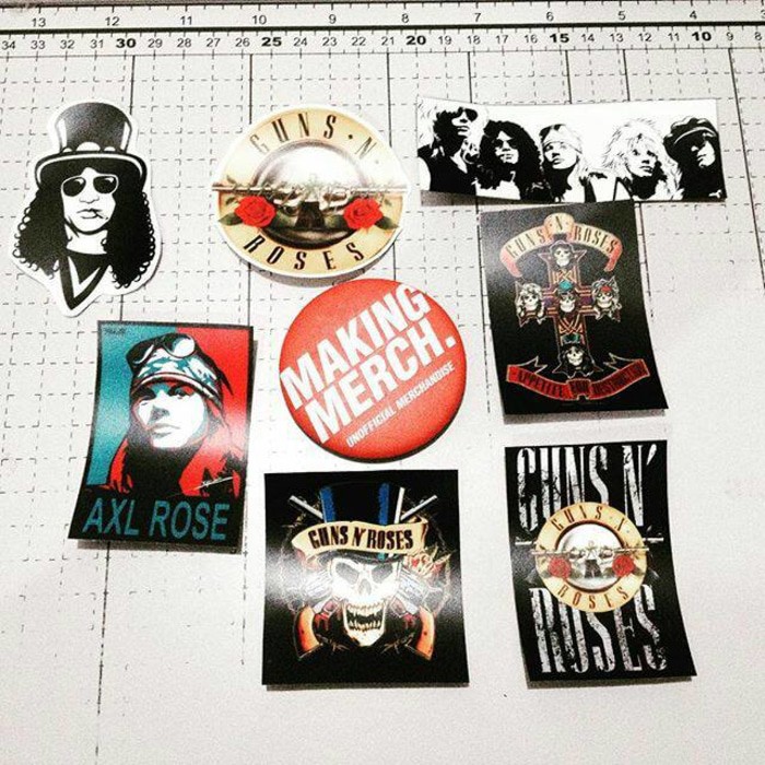 Jual Sticker music band rock Guns N' Roses | Shopee Indonesia