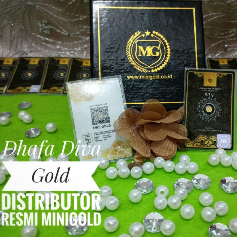 Jual MiniGold 0.1 0,1 Gram Emas Mini Murni Logam Mulia 24 Karat ...
