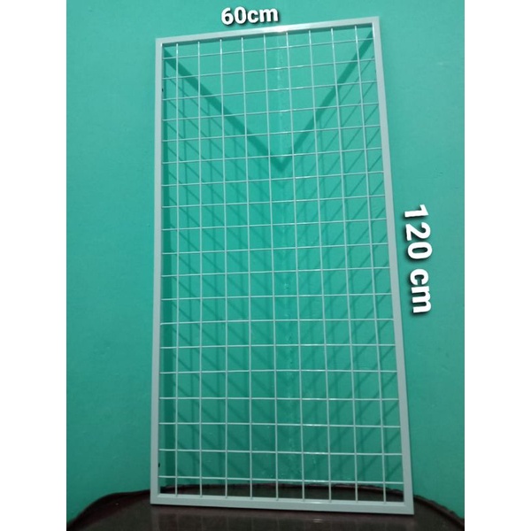 Jual Rak Bingkai Besi 60 cm x 120 cm Ram Display Pajangan Aksesoris ...