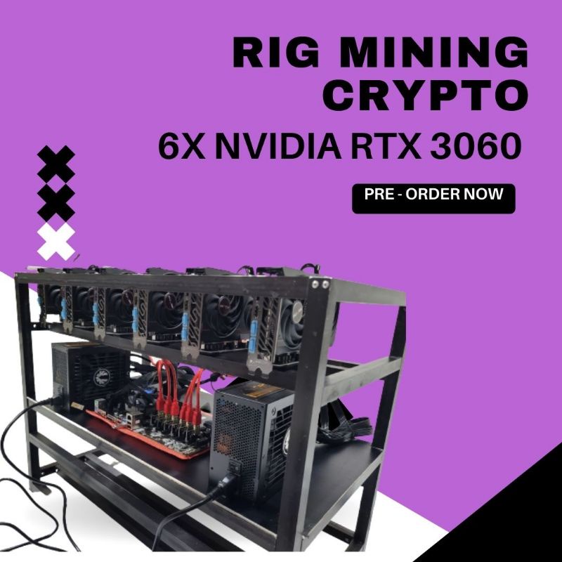 Jual Mining Rig 6 x RTX 3060 8GB Garansi Resmi 2 Tahun | Shopee Indonesia