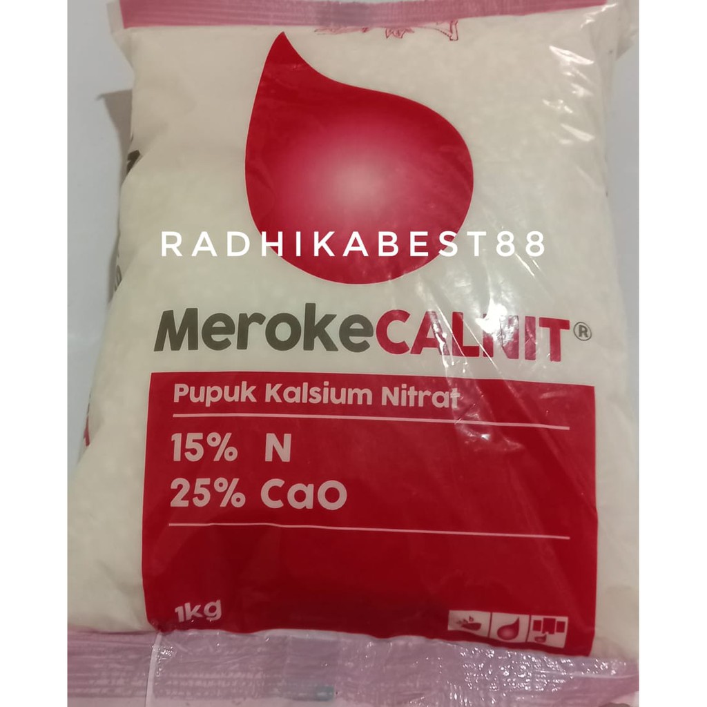 Jual Pupuk Meroke Calnit 1 Kg Kalsium Nitrat Hidroponik | Shopee Indonesia