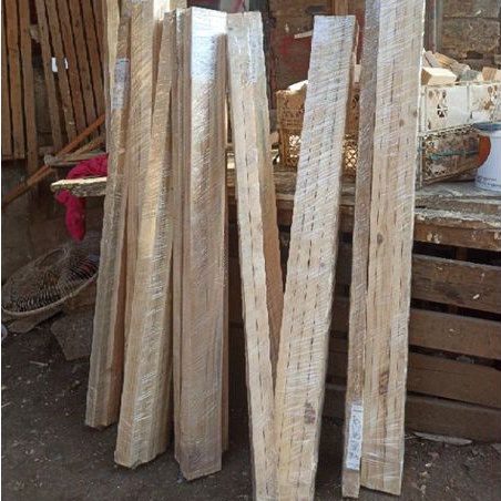 Jual kayu reng / lis kayu / stick kayu jati belanda lebar 3cm tebal 2cm ...