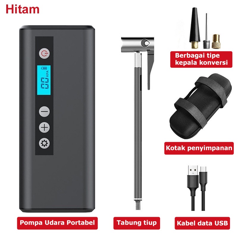 Jual Amazefan Pompa Ban Mobil Truk Motor Elektrik Cek Tekanan kompresor ...