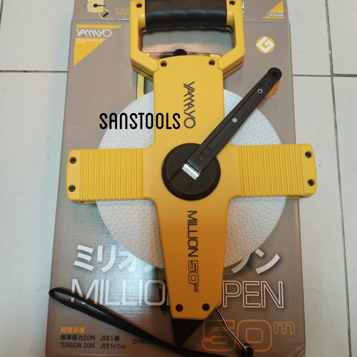 Jual meteran Yamayo Million 50M fiber glass tancap gulung roll 50 M ...